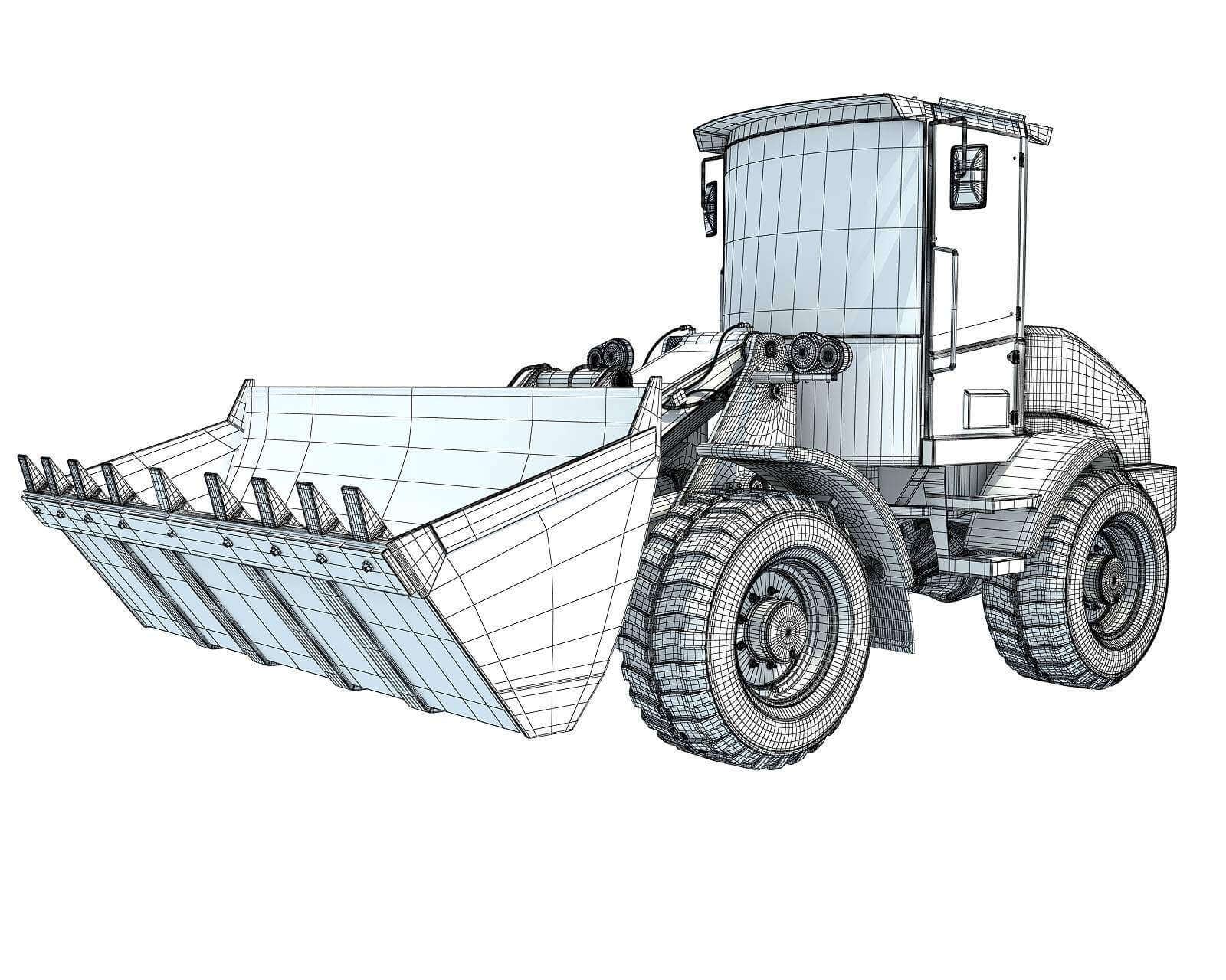 Construction Machinery - 3D Model by 3D Horse