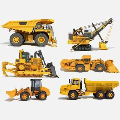 Construction Machinery - 3D Model by 3D Horse