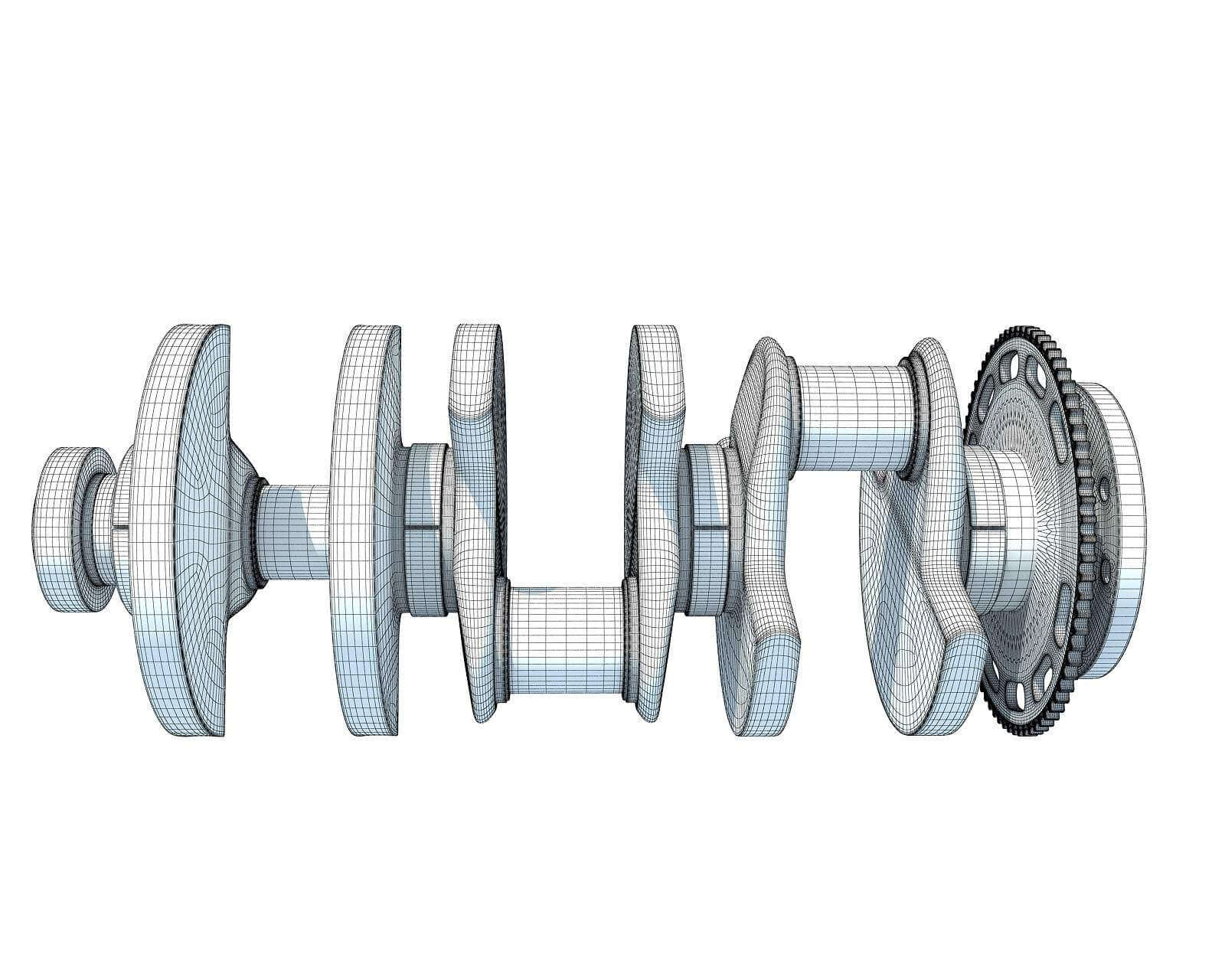 Crankshaft - 3D Model by 3D Horse