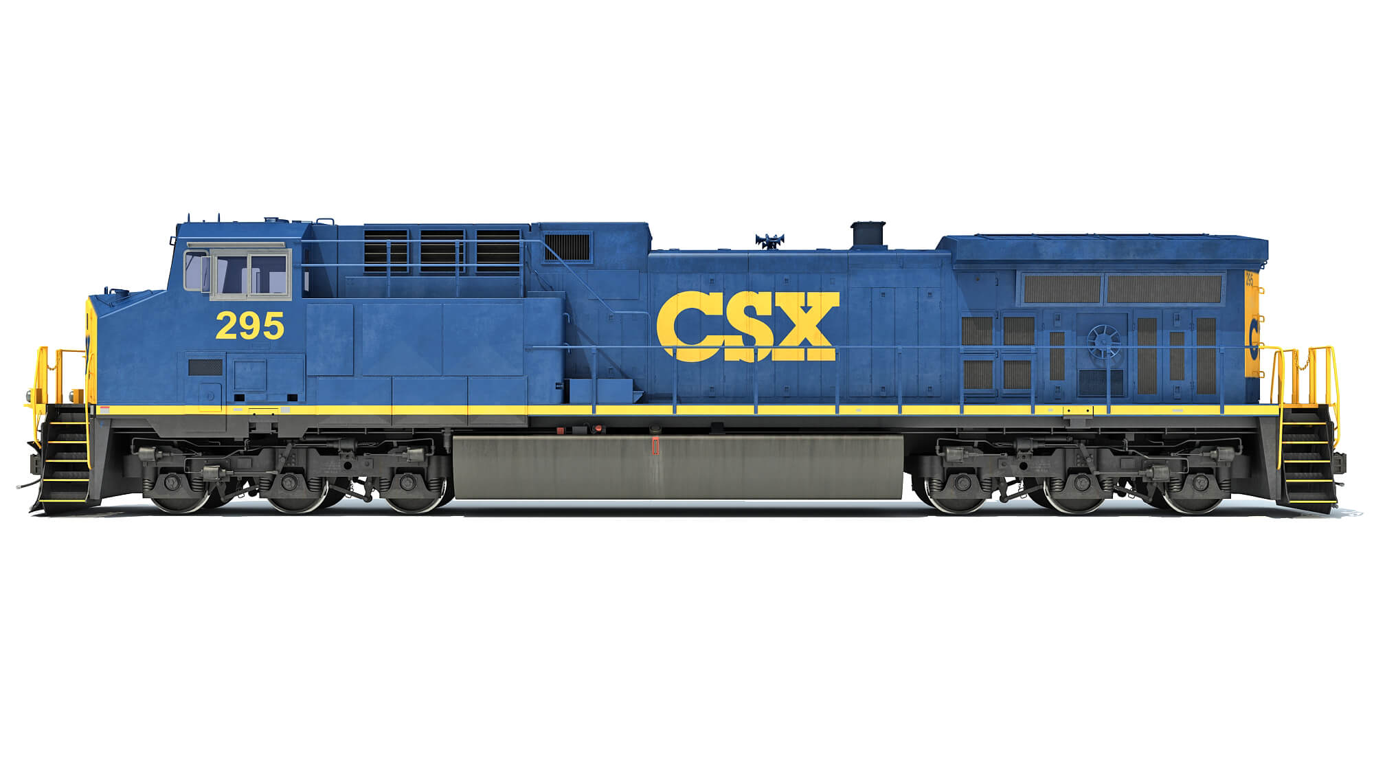 CSX Diesel Electric Locomotive - 3D Model by 3D Horse