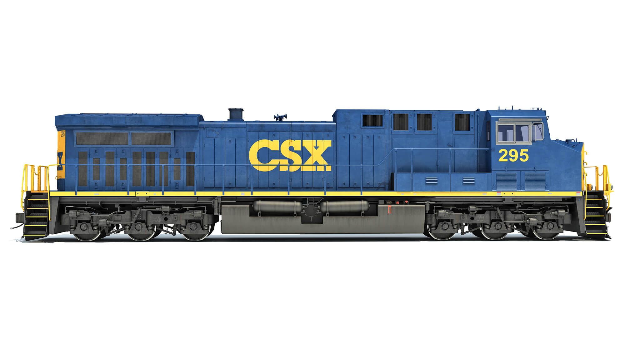 CSX Diesel Electric Locomotive - 3D Model by 3D Horse