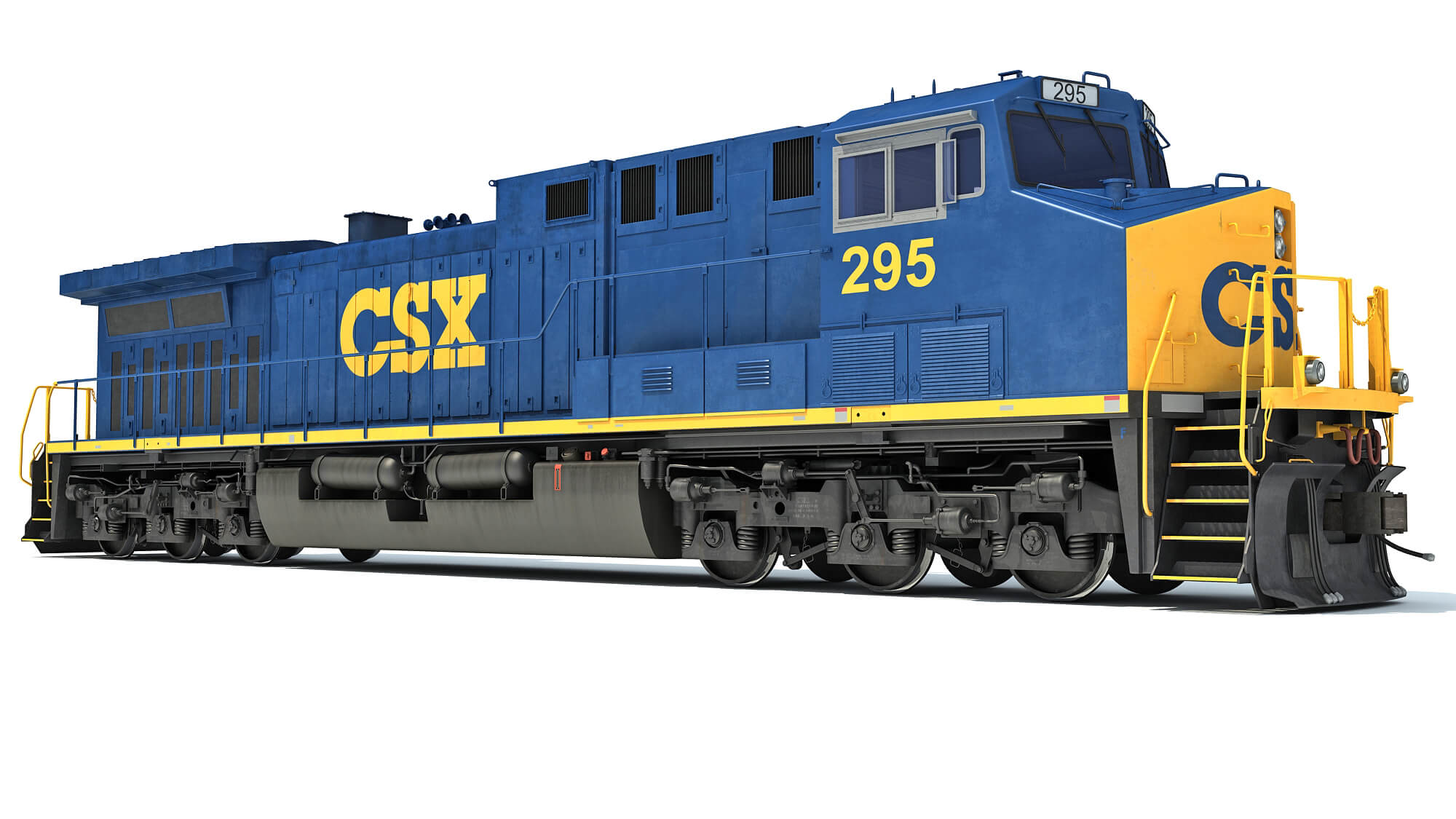CSX Diesel Electric Locomotive - 3D Model by 3D Horse