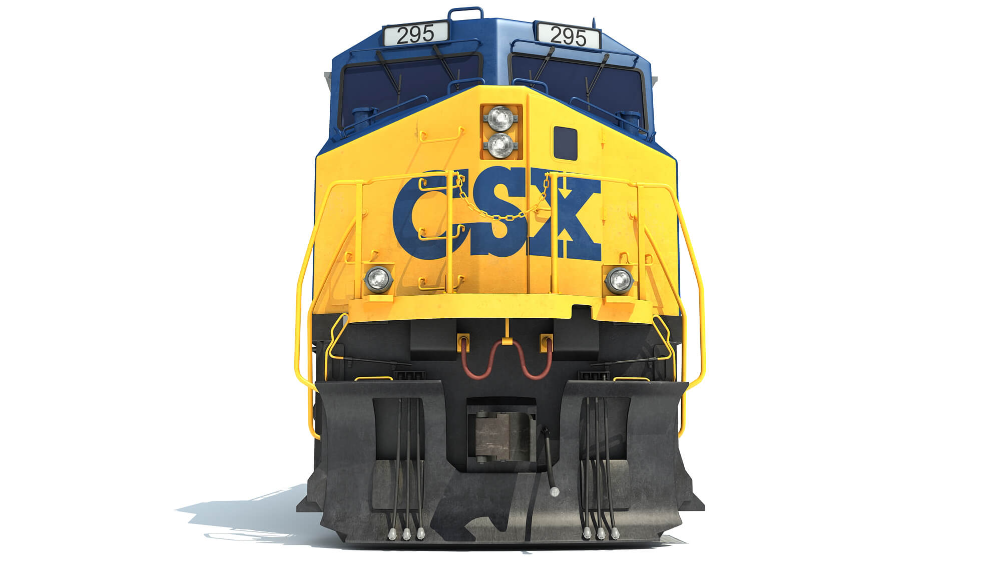 CSX Diesel Electric Locomotive - 3D Model by 3D Horse