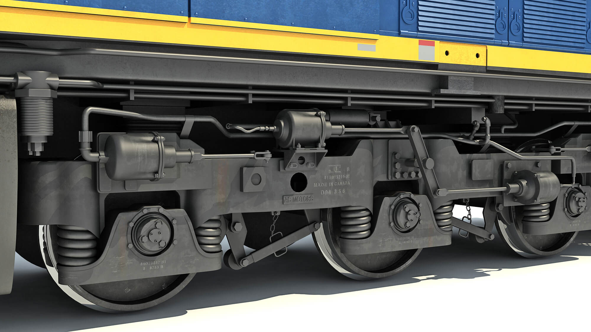 CSX Diesel Electric Locomotive - 3D Model by 3D Horse
