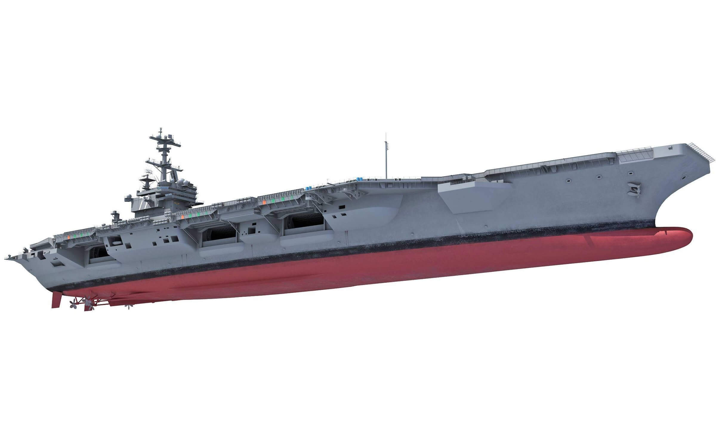 CVN 77 Aircraft Carrier - 3D Model by 3D Horse