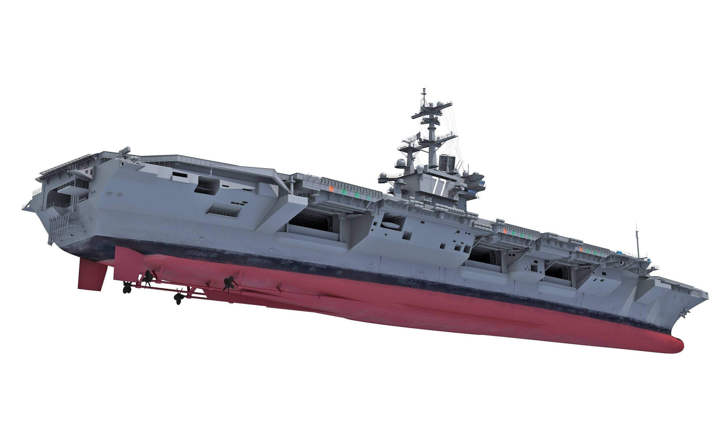 CVN 77 Aircraft Carrier - 3D Model by 3D Horse