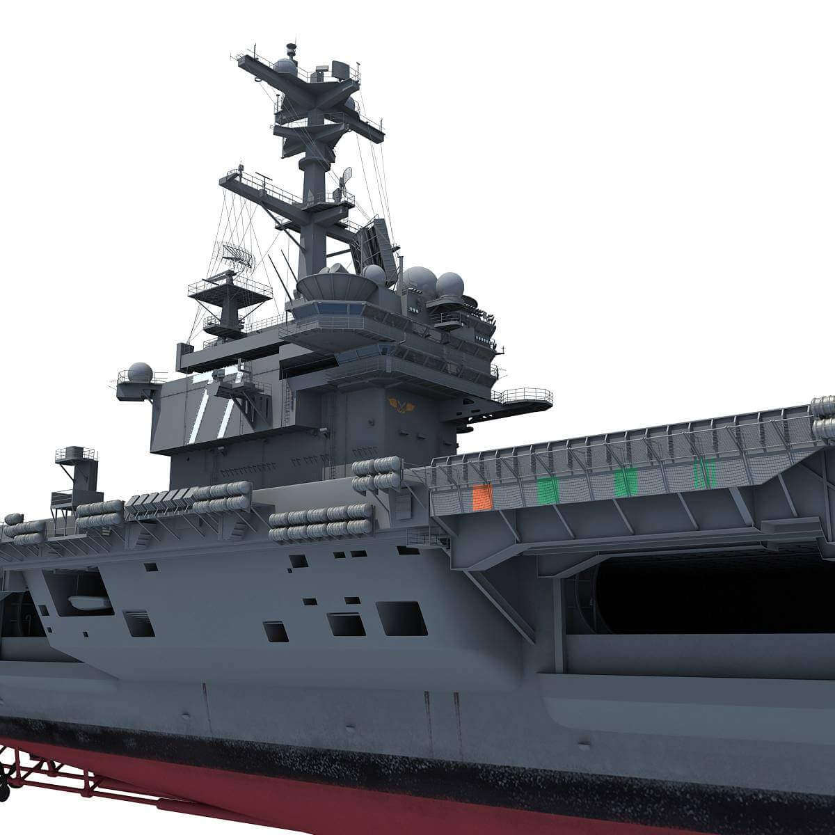 CVN 77 Aircraft Carrier - 3D Model by 3D Horse