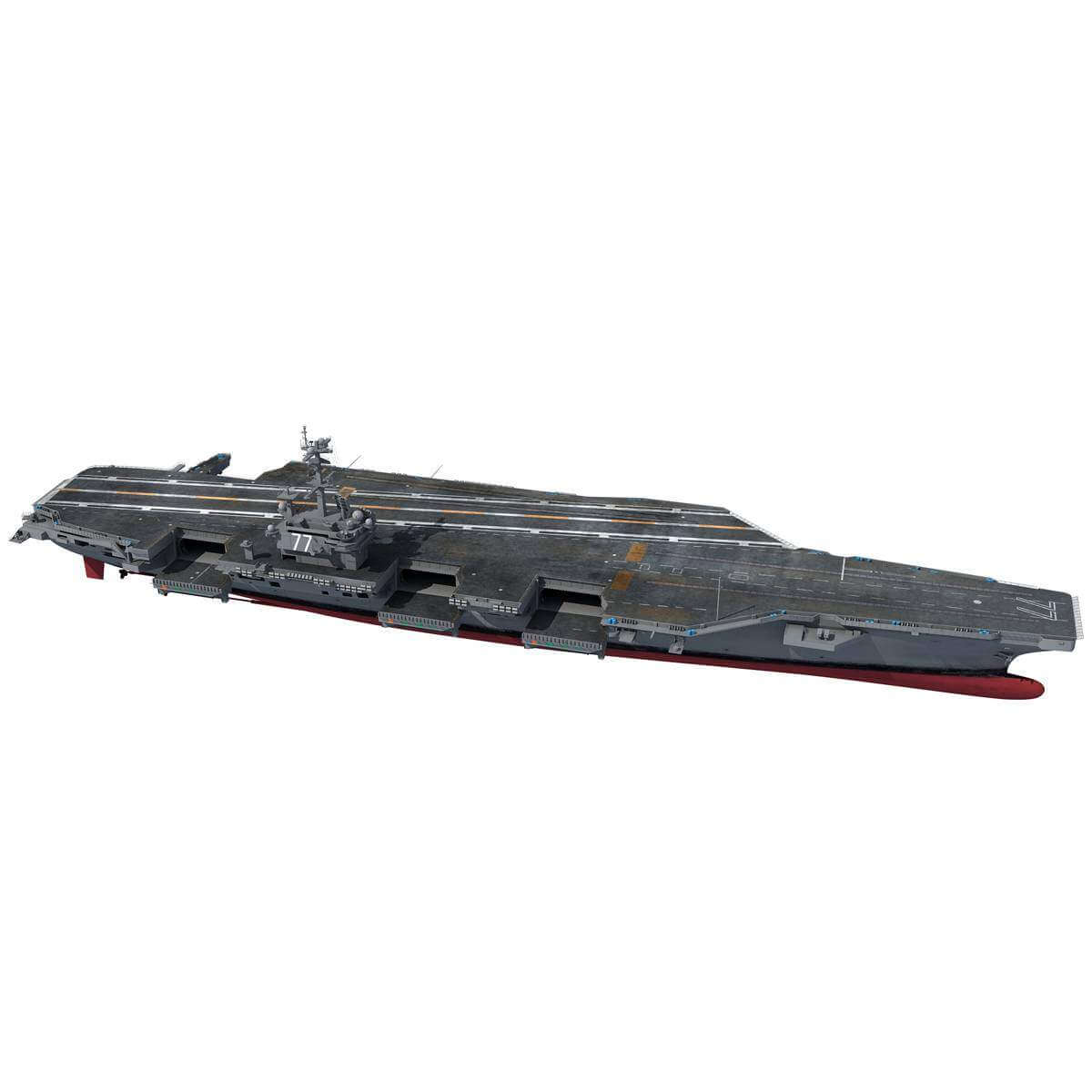 CVN 77 Aircraft Carrier - 3D Model by 3D Horse