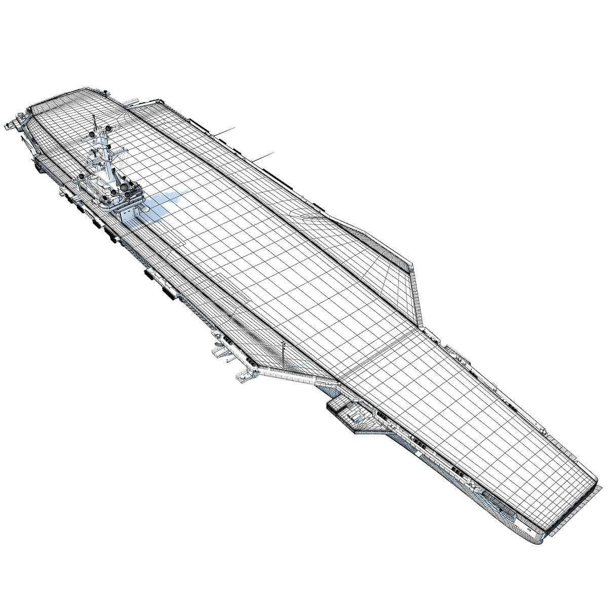 CVN 77 Aircraft Carrier - 3D Model by 3D Horse