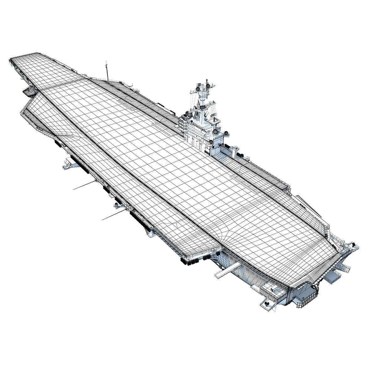 CVN 77 Aircraft Carrier - 3D Model by 3D Horse