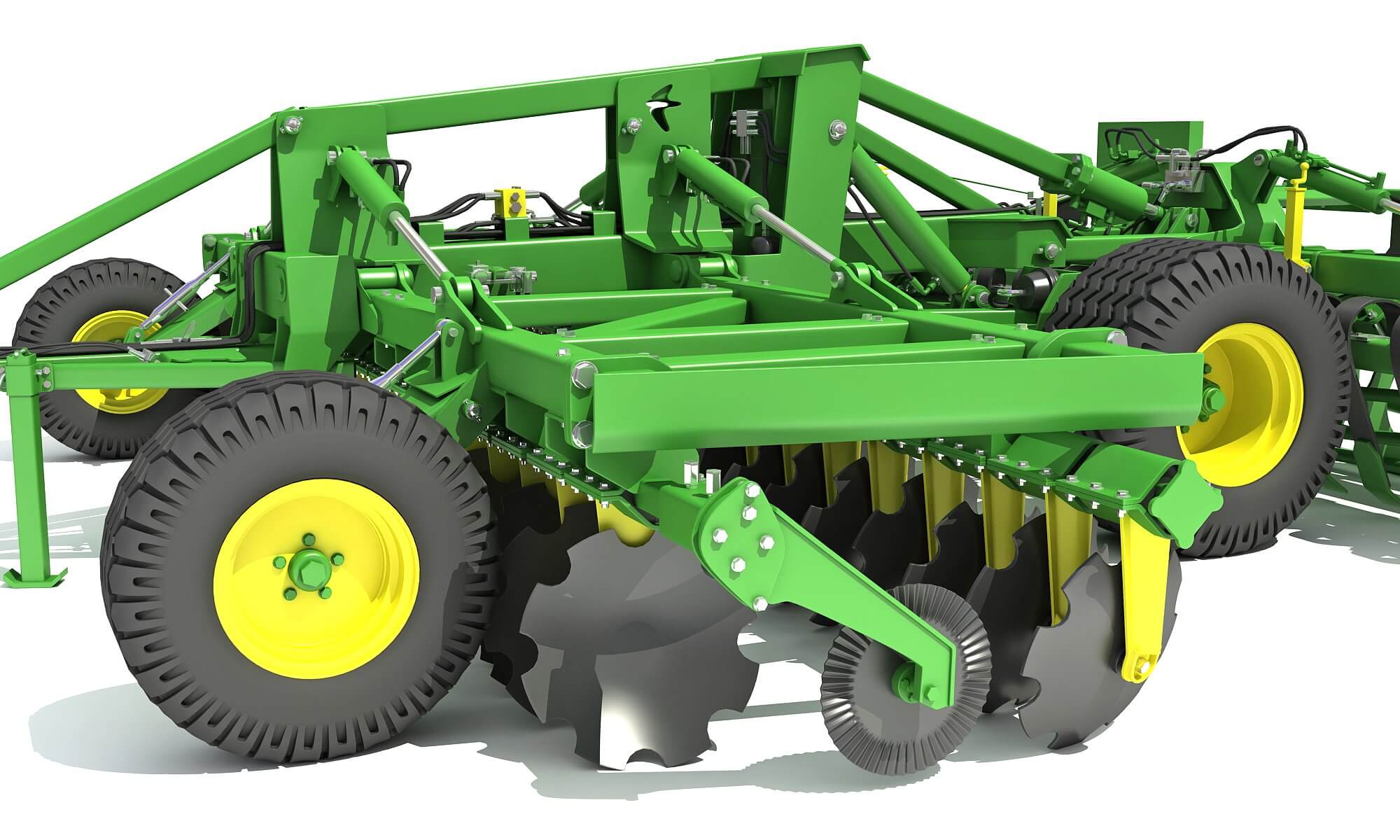 Disc Harrow - 3D Model by 3D Horse