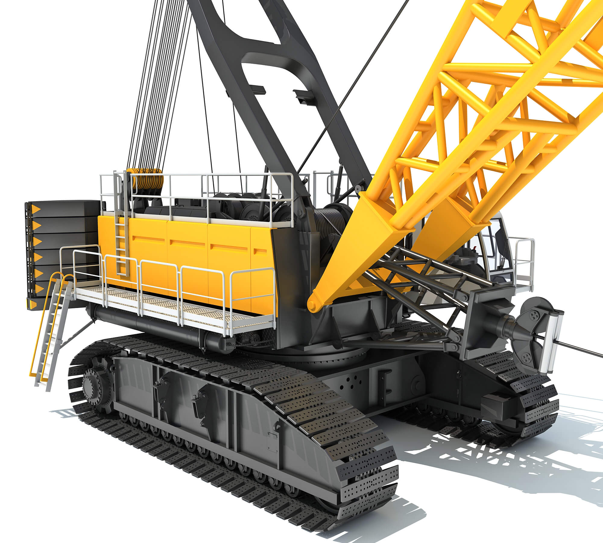 Dragline Excavator Mining Construction Machinery - 3D Model by 3D Horse