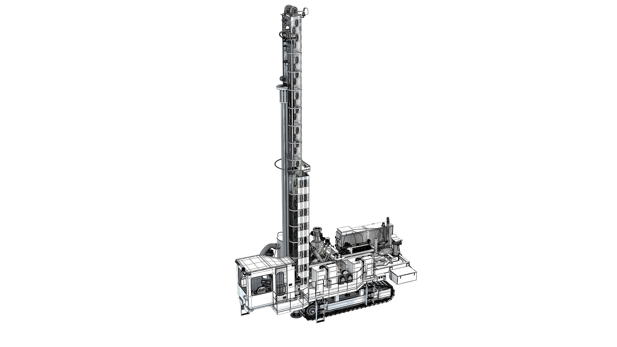 Drilling Rig - 3D Model by 3D Horse