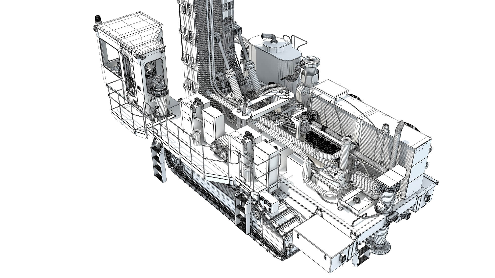 Drilling Rig - 3D Model by 3D Horse