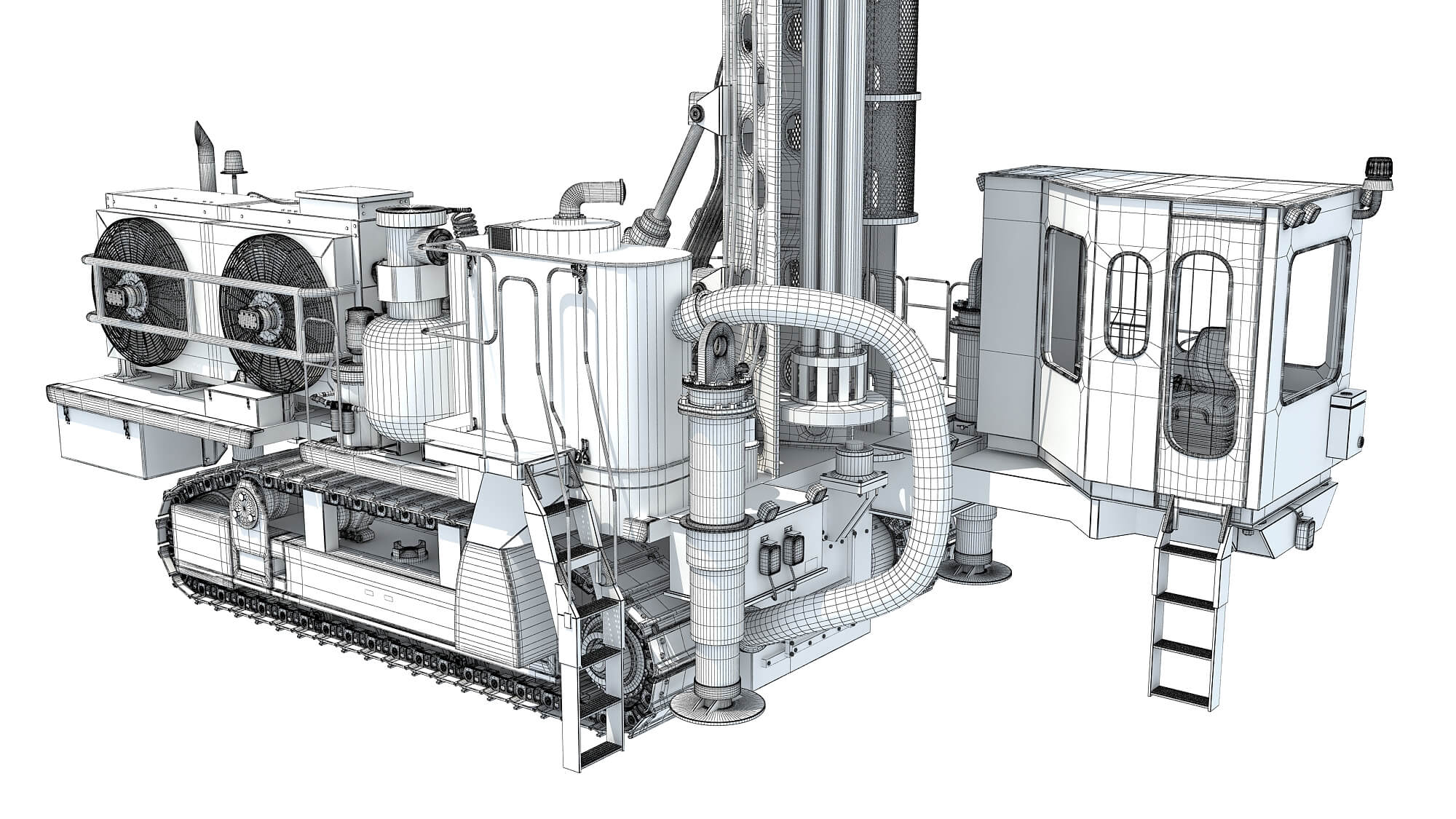 Drilling Rig - 3D Model by 3D Horse