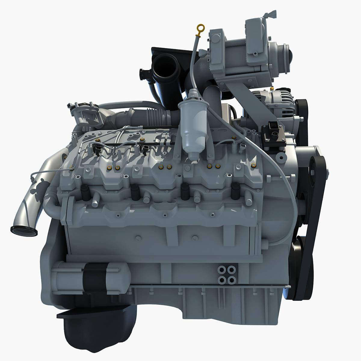Duramax V8 Engine - 3D Model by 3D Horse