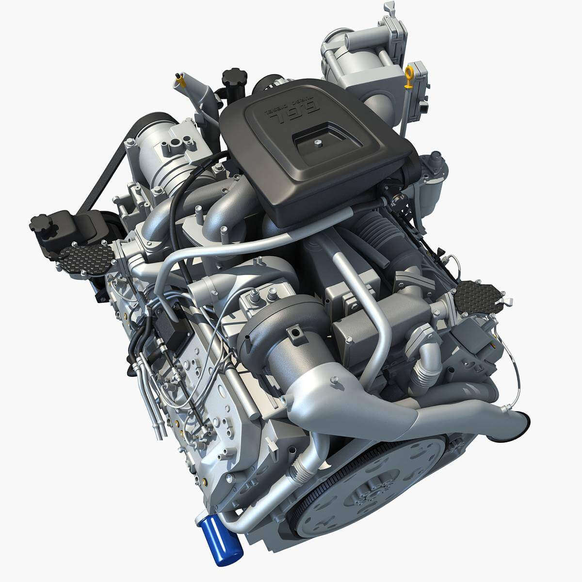 Duramax V8 Engine - 3D Model by 3D Horse