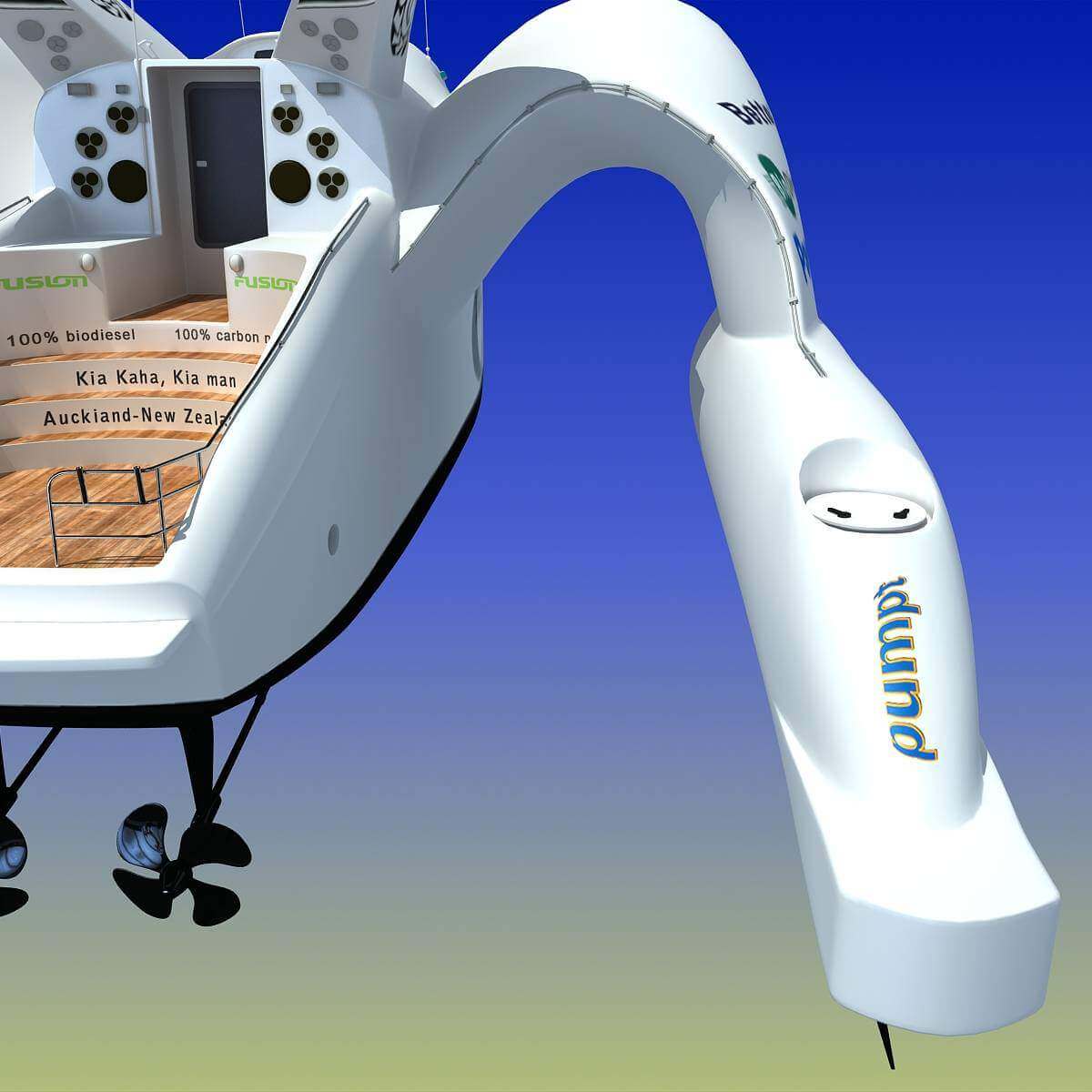 Earthrace Boat - 3D Model by 3D Horse