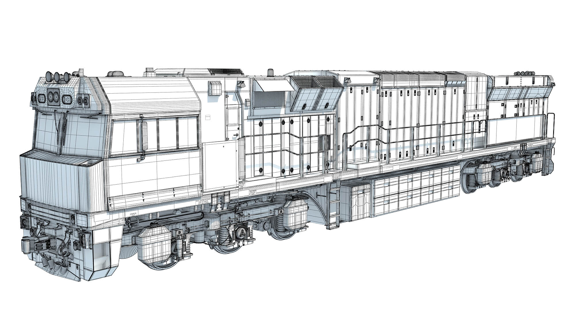 Electric Locomotive C44aci - 3D Model by 3D Horse