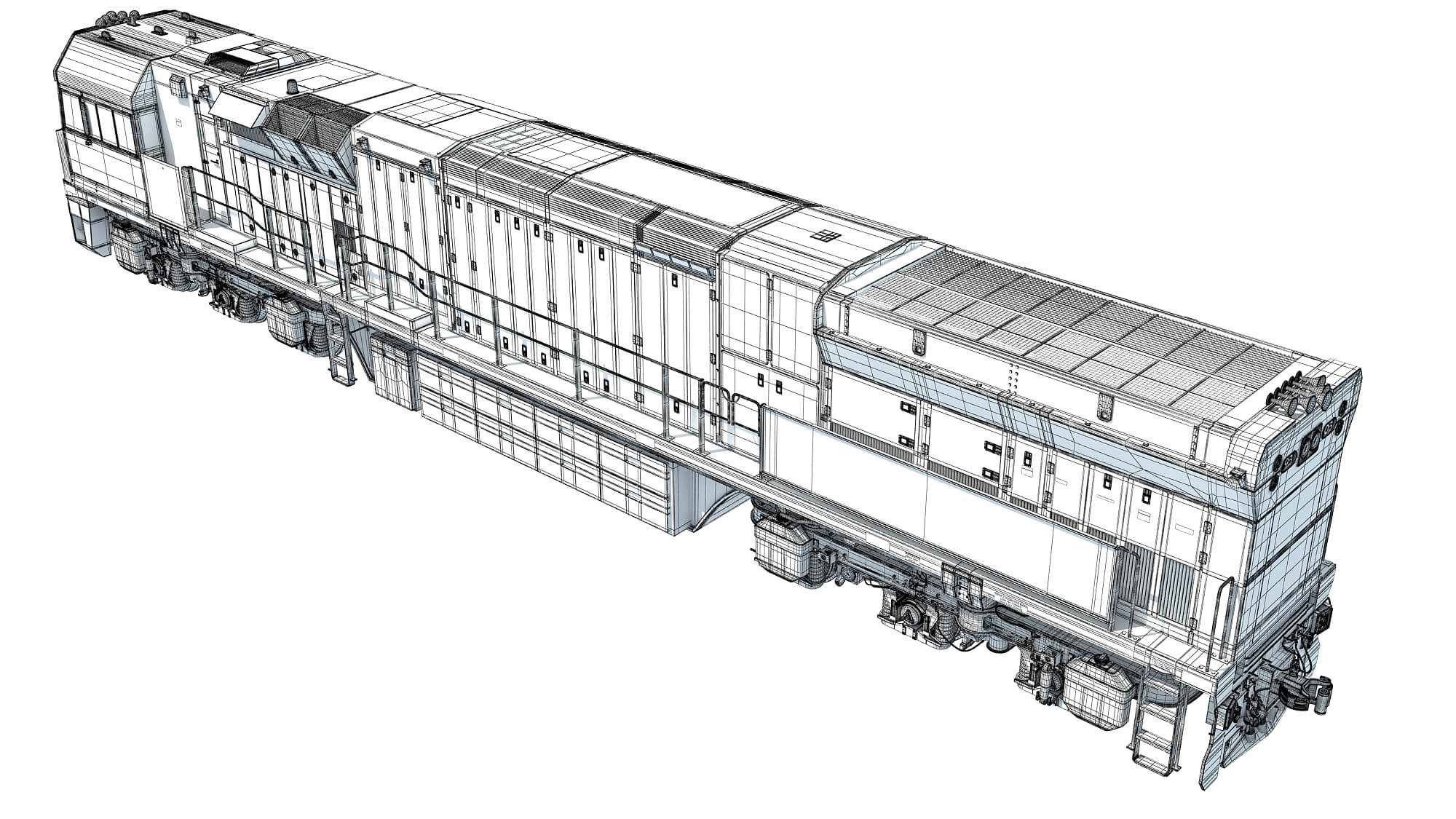 Electric Locomotive C44aci - 3D Model by 3D Horse