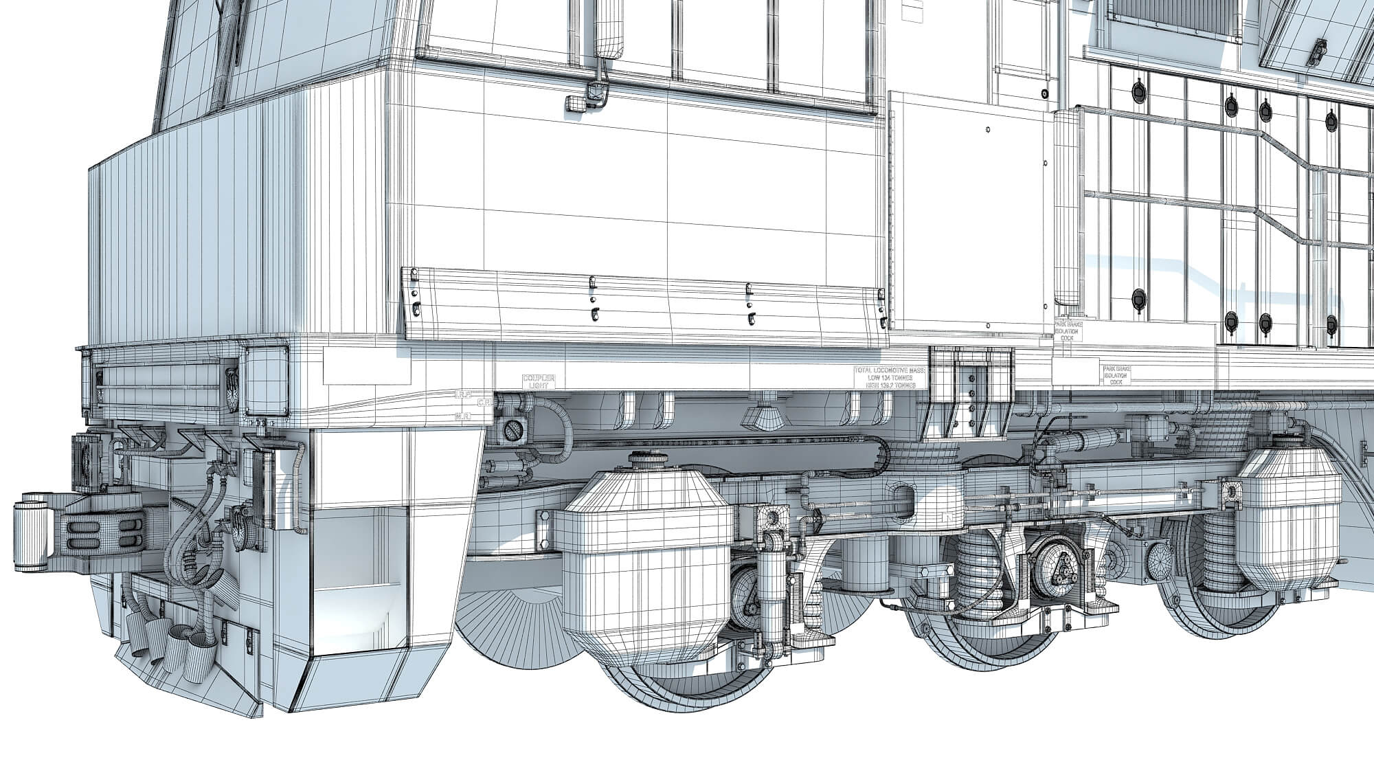 Electric Locomotive C44aci - 3D Model by 3D Horse