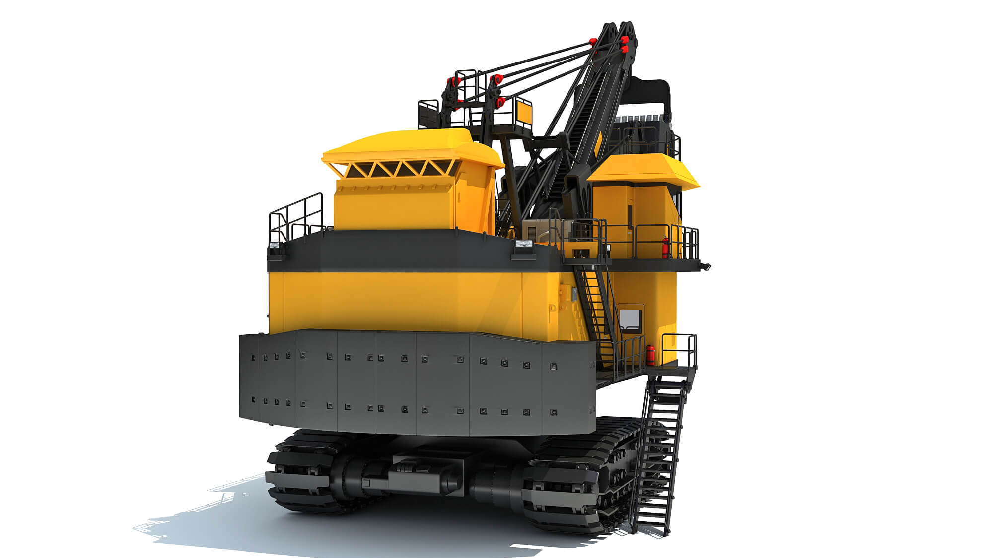 Electric Mining Rope Shovel - 3D Model by 3D Horse