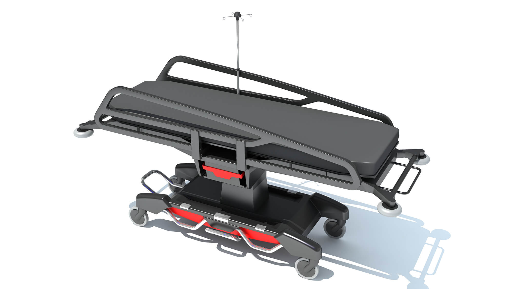 Emergency Stretcher Trolley - 3D Model by 3D Horse