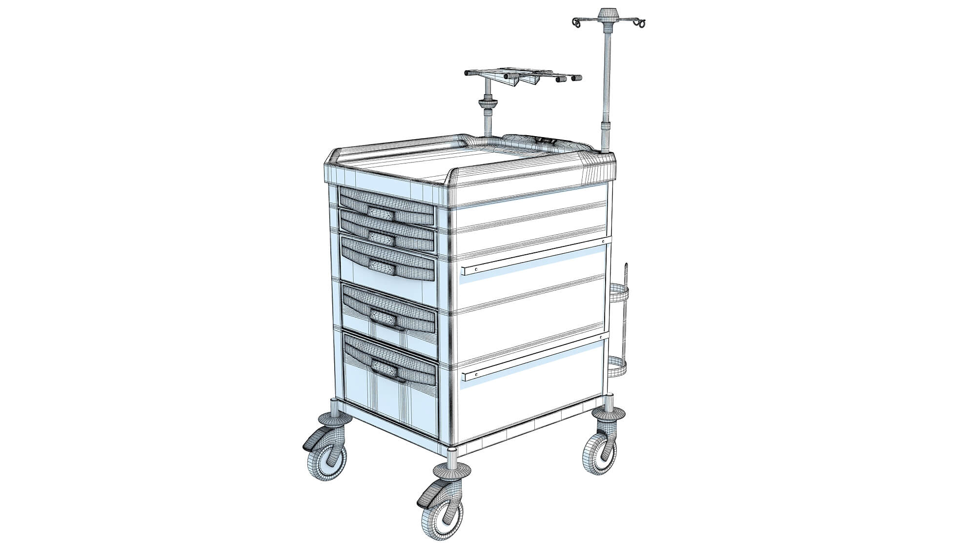Emergency Trolley - 3D Model by 3D Horse