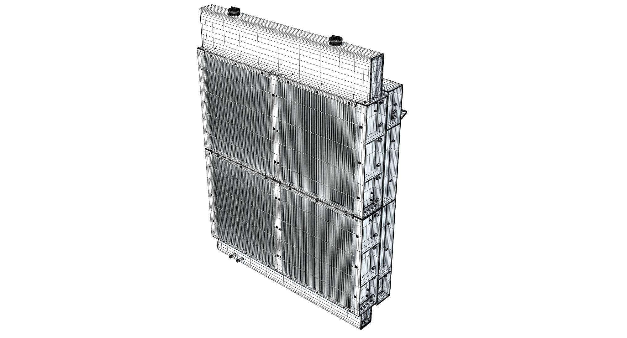 Engine Cooling System Radiator - 3D Model by 3D Horse