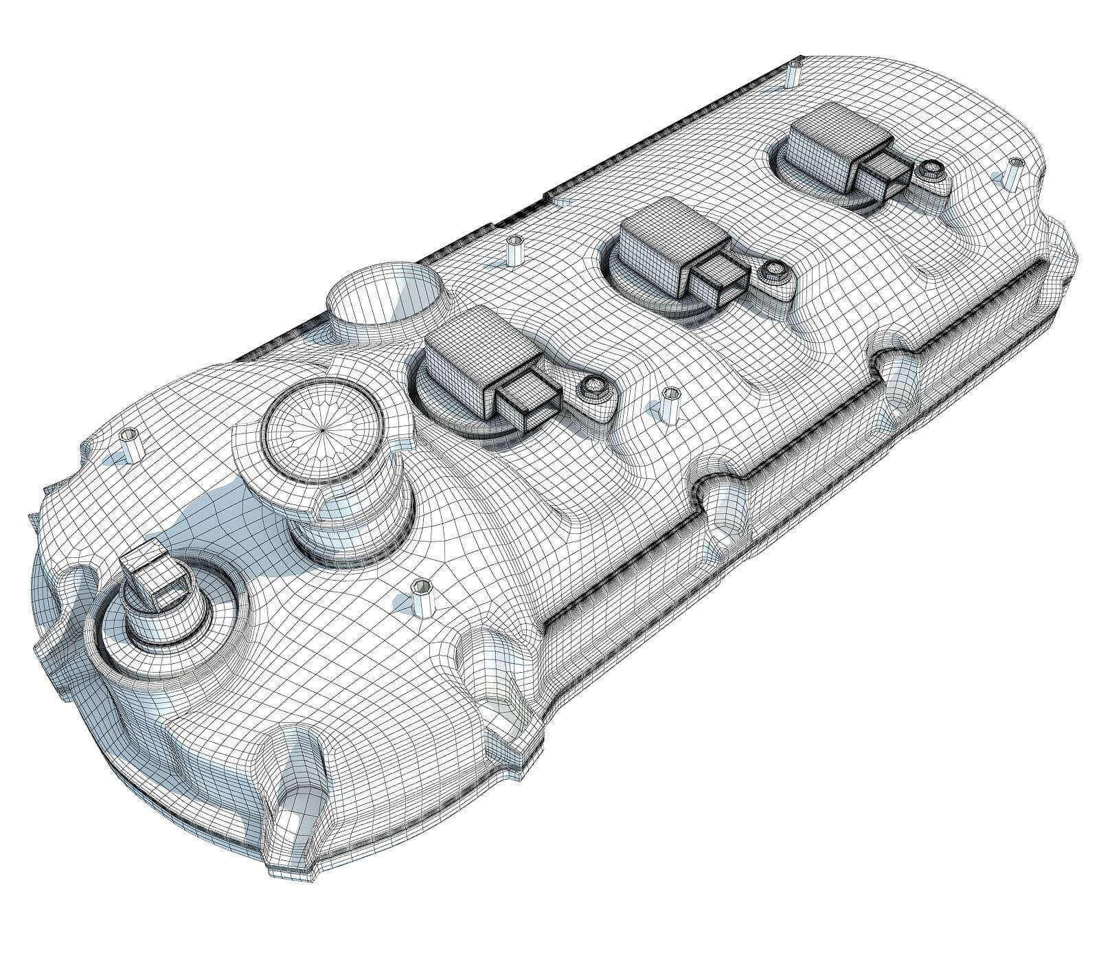 Engine Cover - 3D Model by 3D Horse