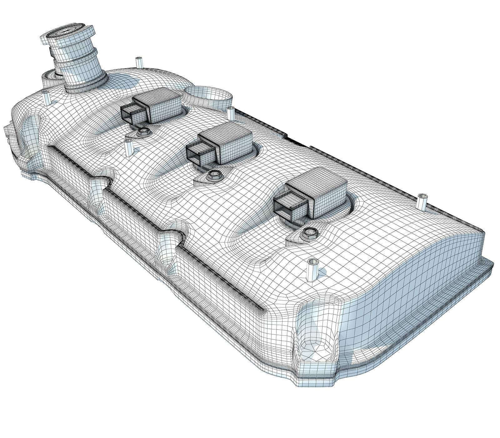 Engine Cover - 3D Model by 3D Horse