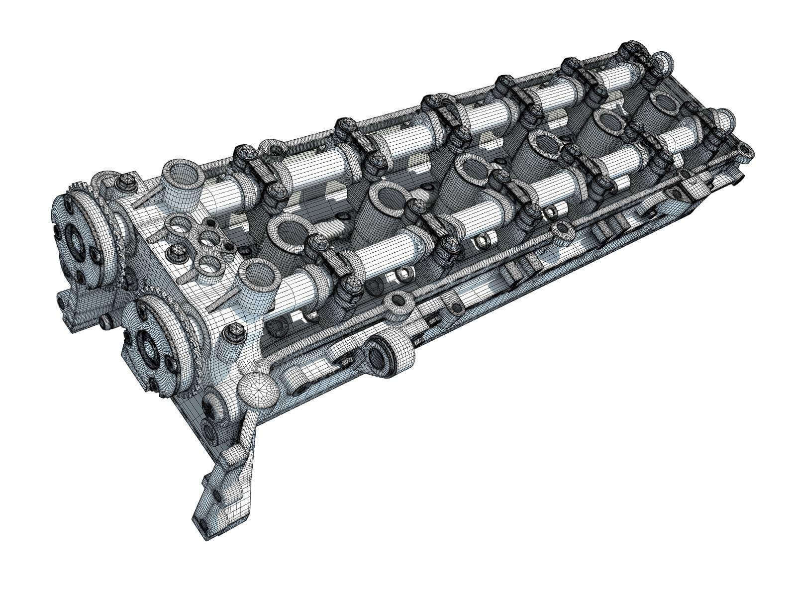 Engine Cylinder Head - 3D Model by 3D Horse