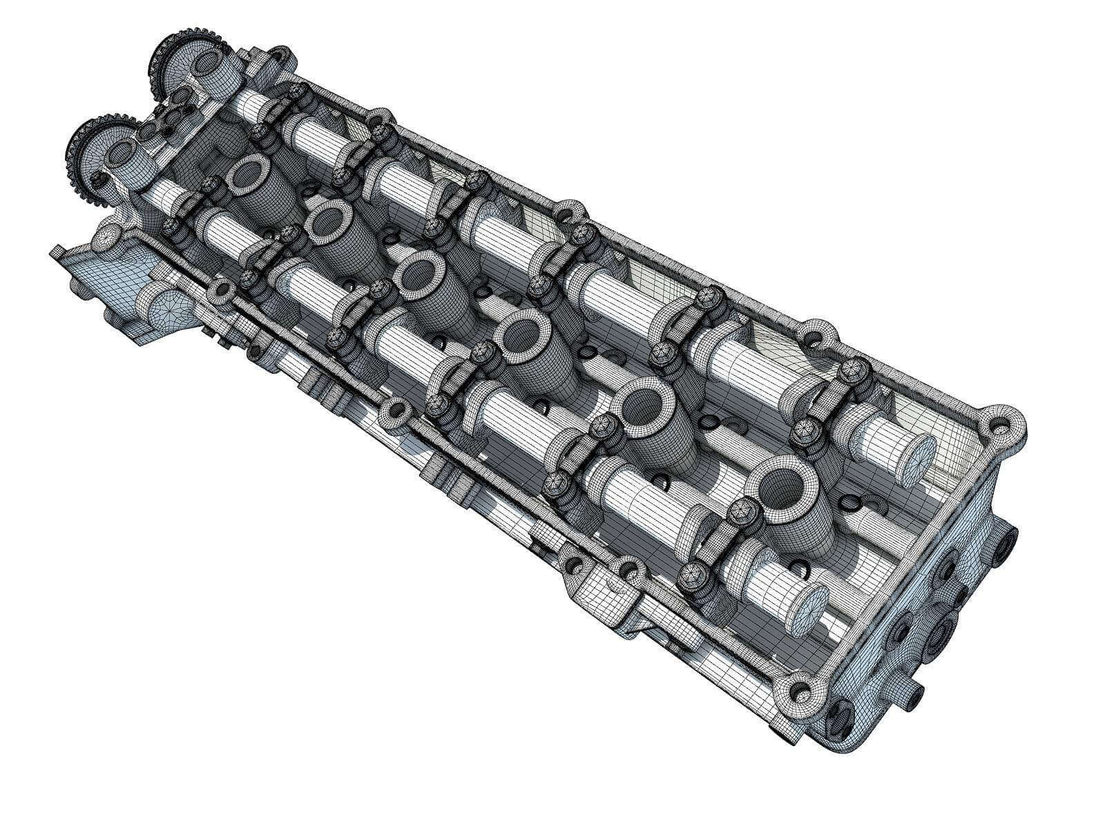 Engine Cylinder Head - 3D Model by 3D Horse