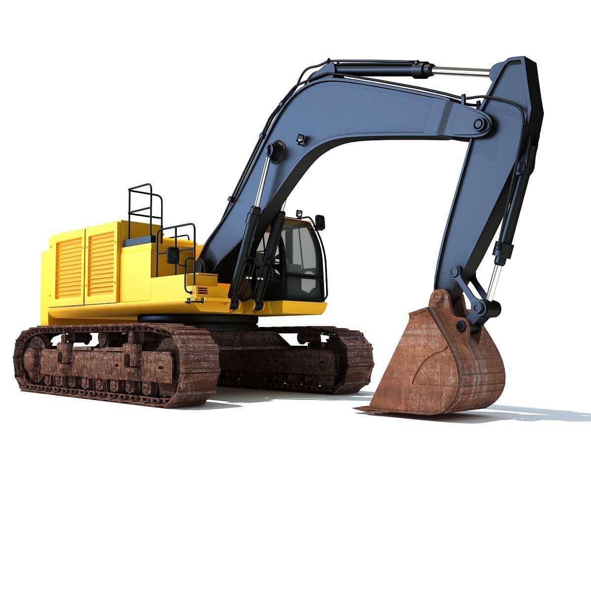 Excavator - 3D Model by 3D Horse