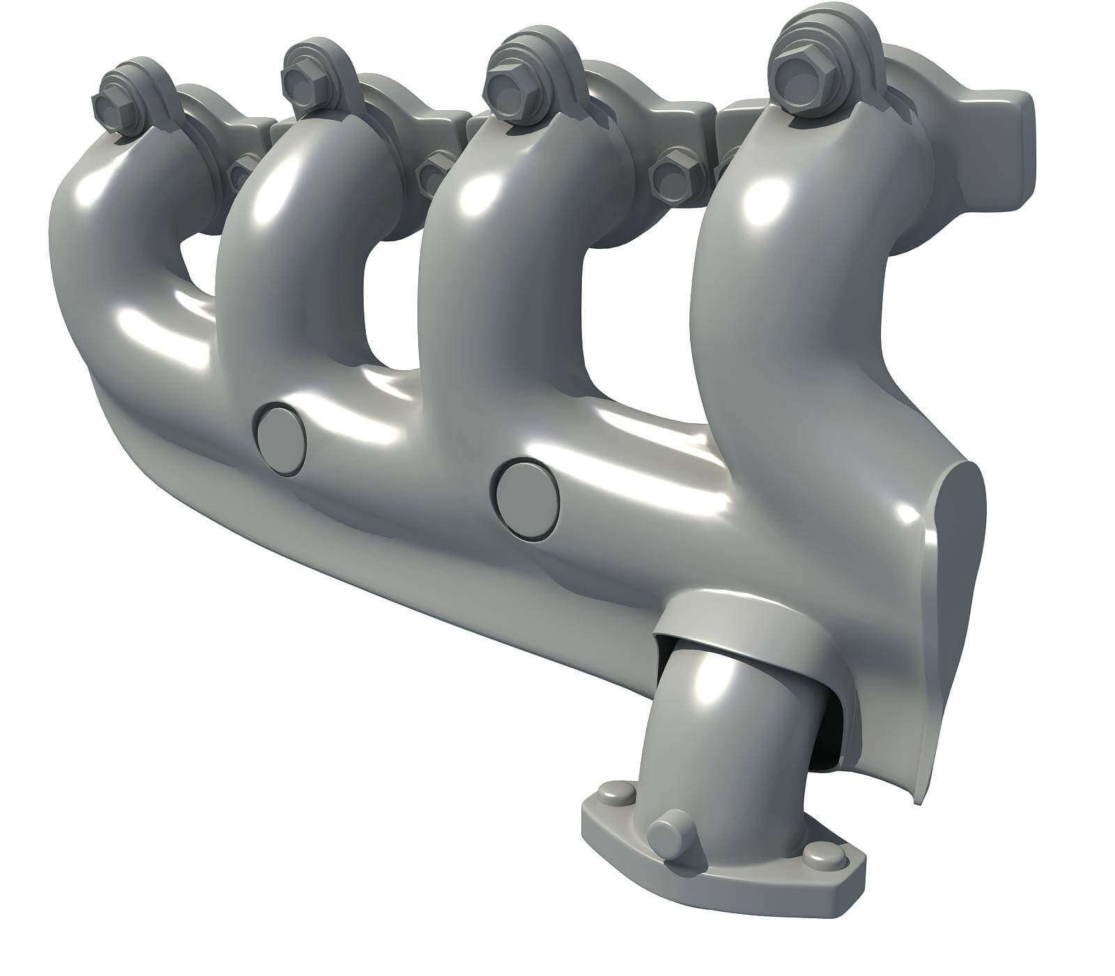 Exhaust Manifold V6 - 3D Model by 3D Horse