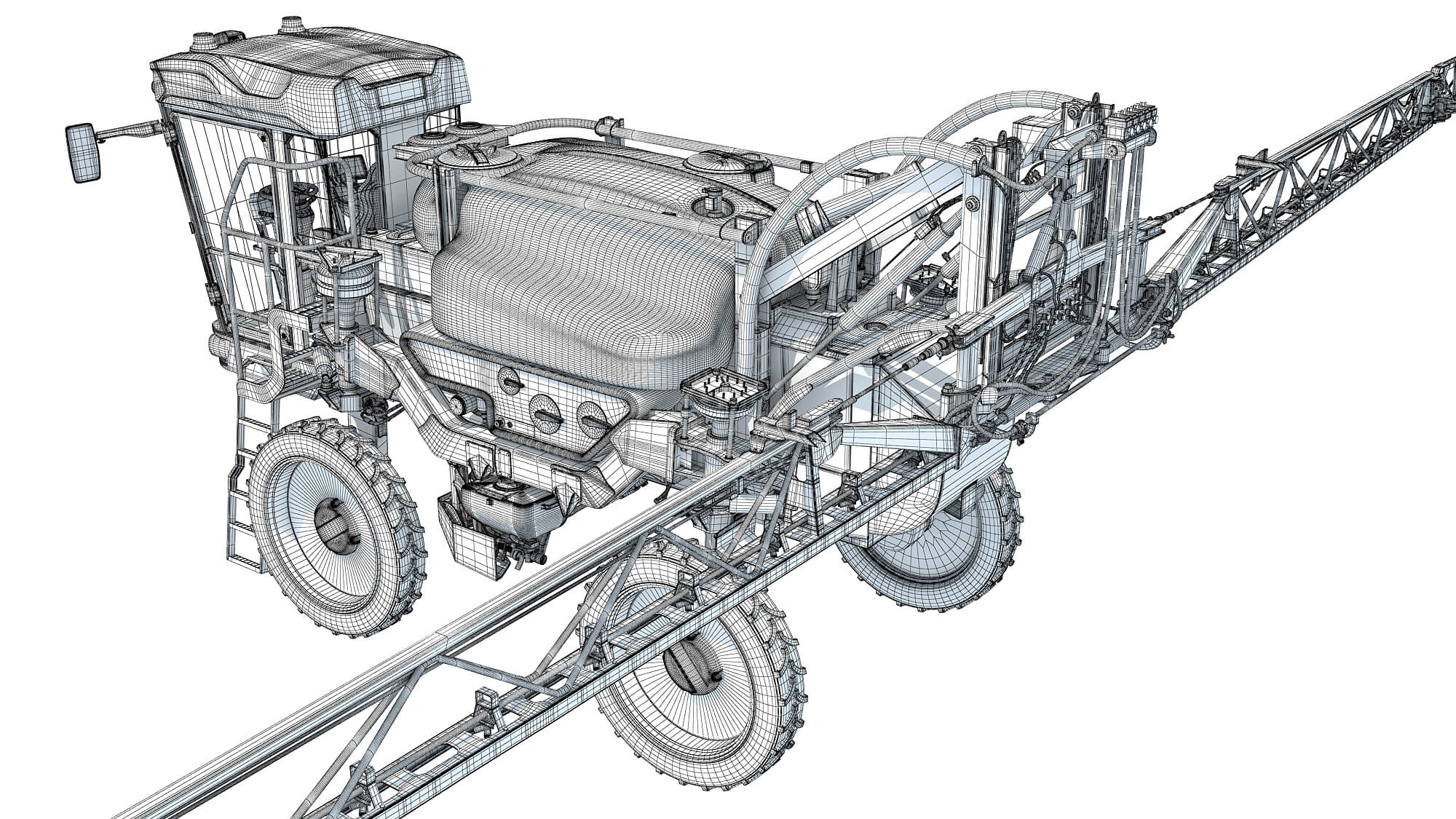 Farm Sprayer - 3D Model by 3D Horse