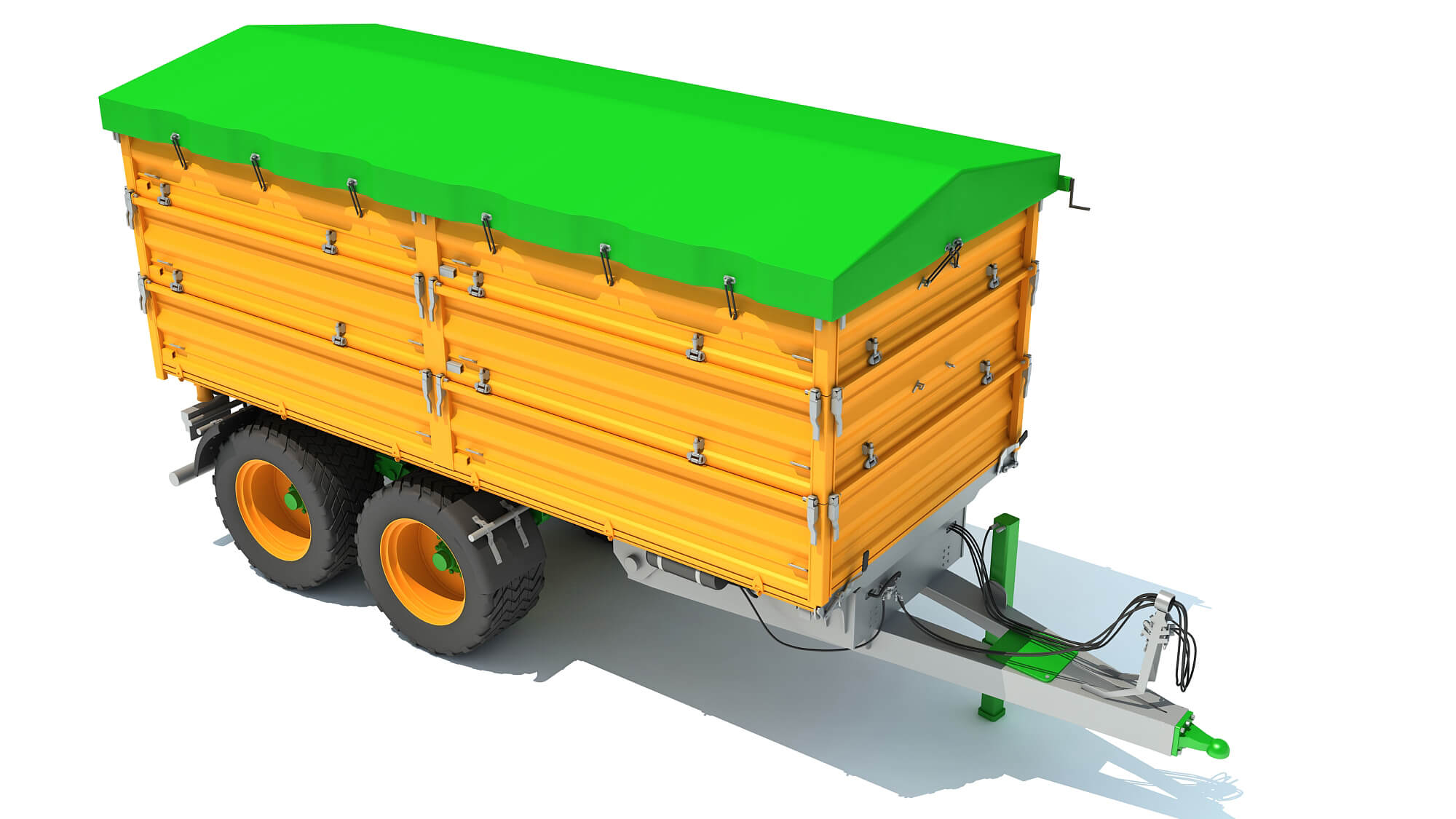 Farm Tipping Trailer - 3D Model by 3D Horse