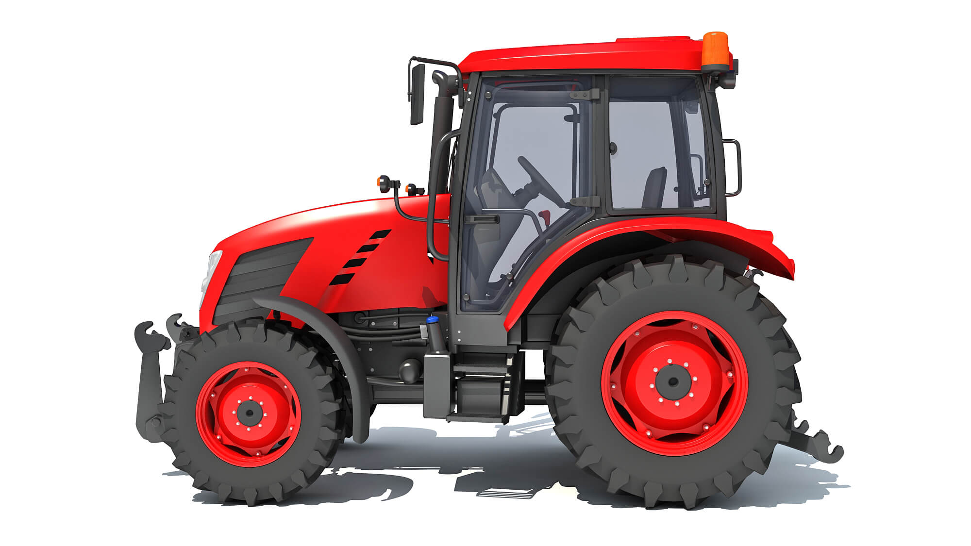 Farm Tractor - 3D Model by 3D Horse