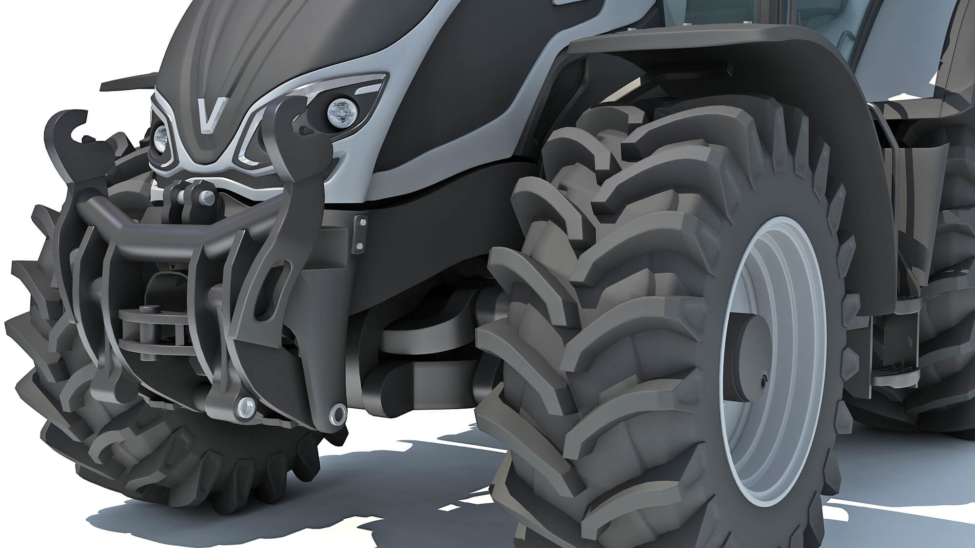 Farm Tractor - 3D Model by 3D Horse