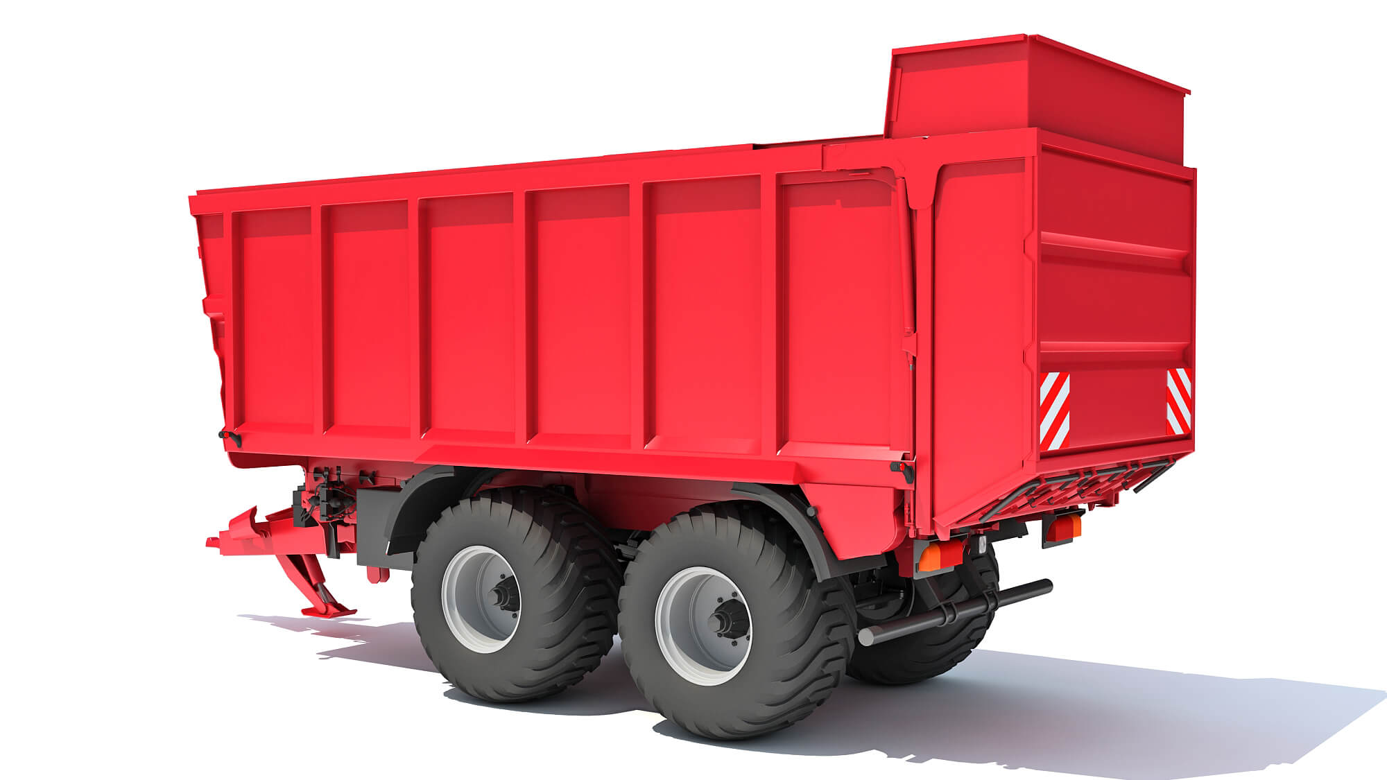 Farm Tractor Trailer - 3D Model by 3D Horse