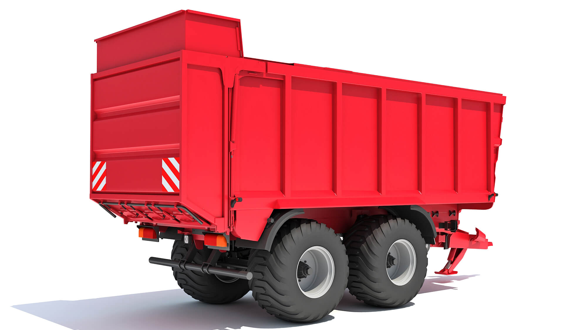 Farm Tractor Trailer - 3D Model by 3D Horse