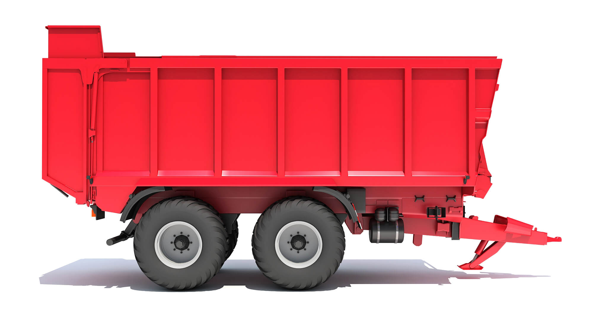 Farm Tractor Trailer - 3D Model by 3D Horse