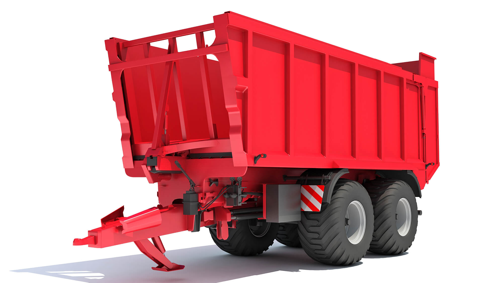 Farm Tractor Trailer - 3D Model by 3D Horse