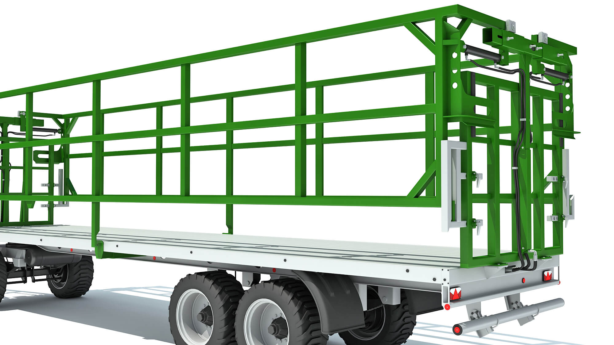 Farm Tractor Trailer - 3D Model by 3D Horse