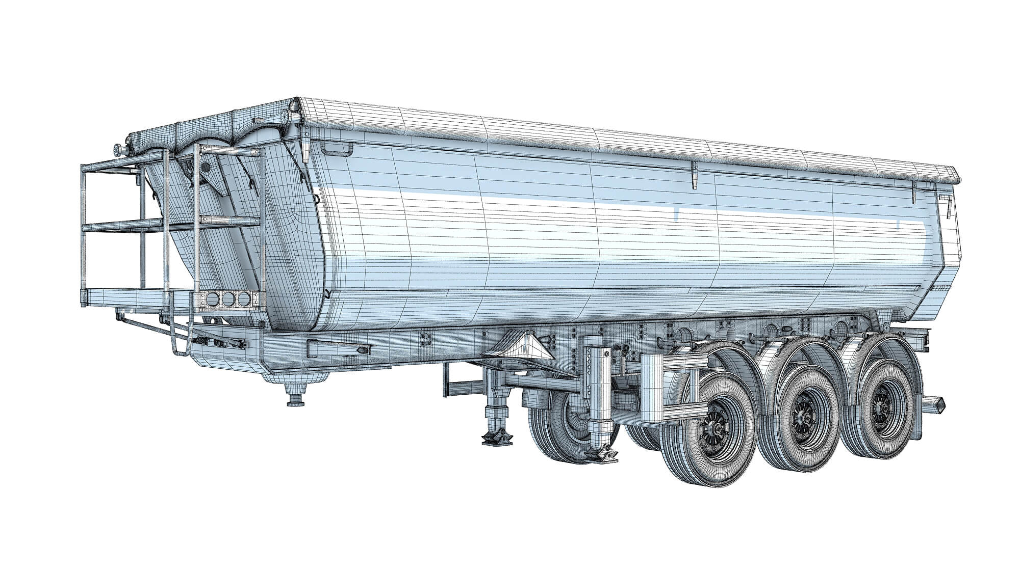 Farm Trailer - 3D Model by 3D Horse