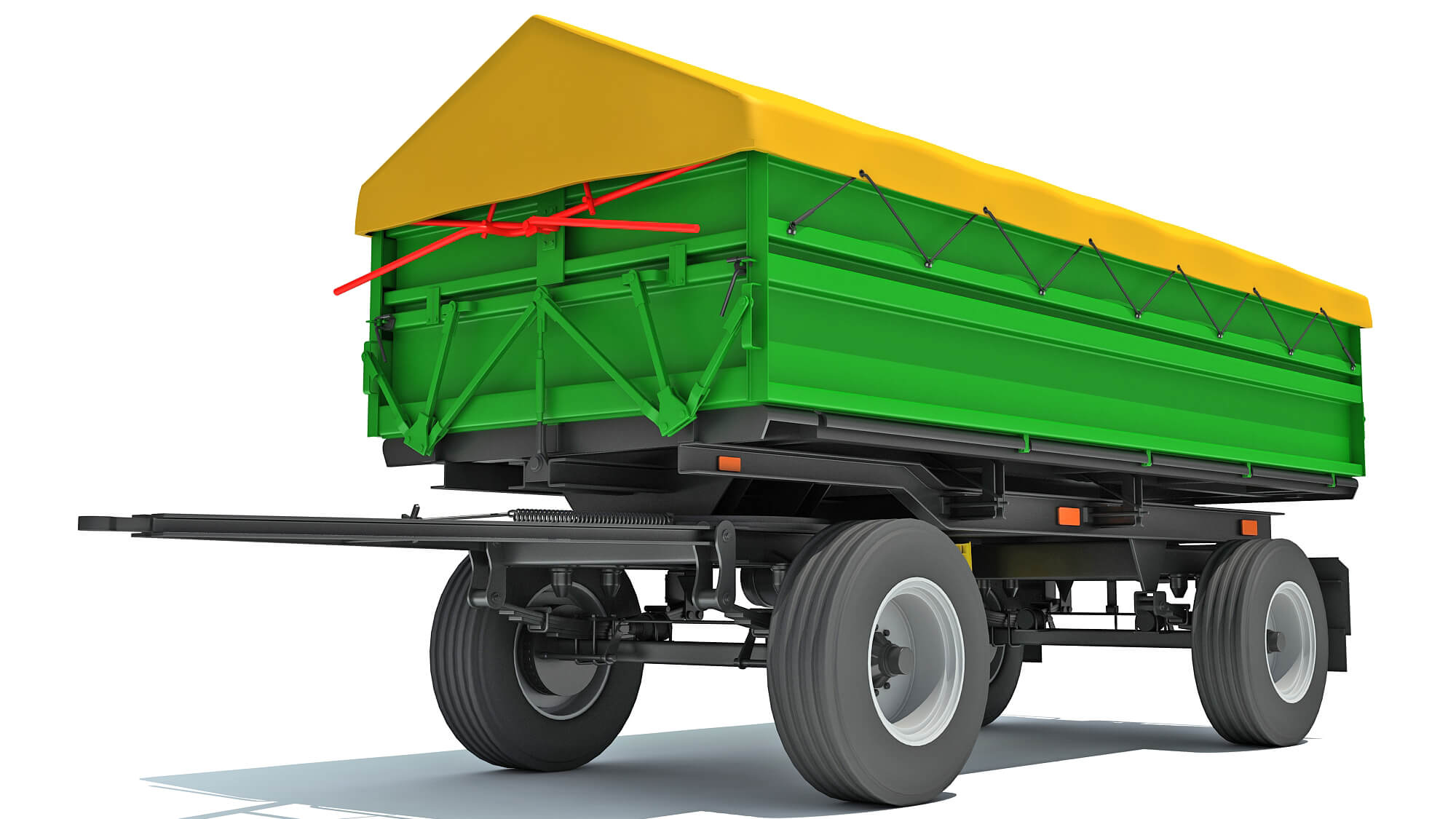Farm Trailer - 3D Model by 3D Horse