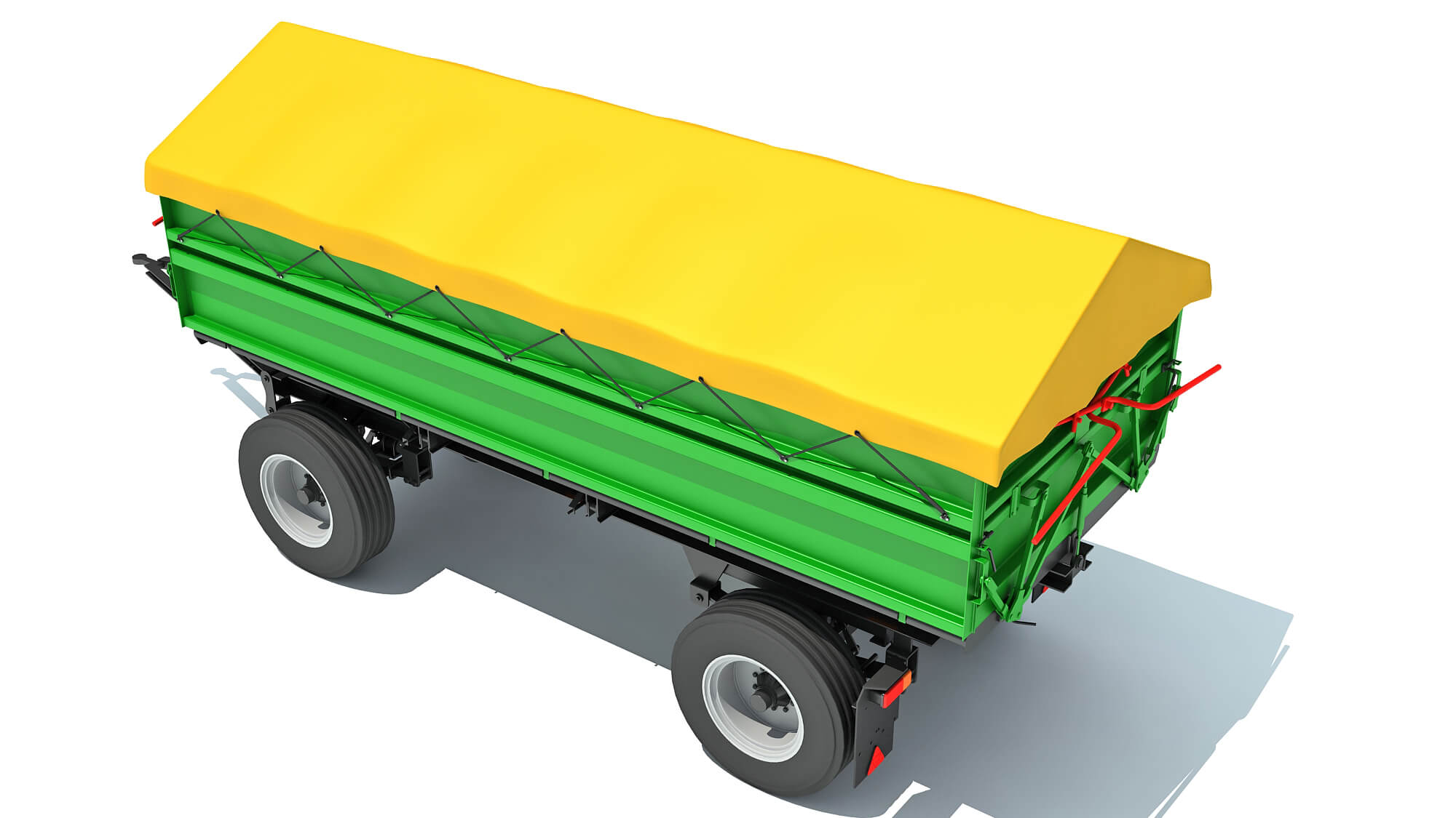 Farm Trailer - 3D Model by 3D Horse