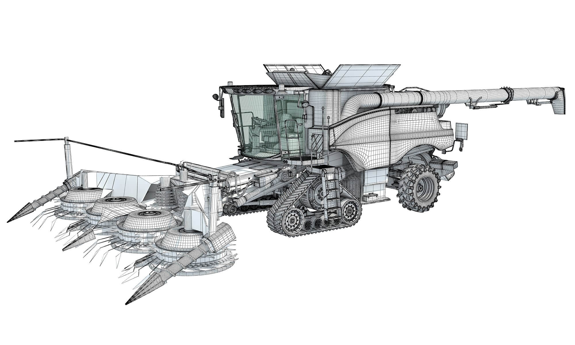 Forage Harvester 2020 - 3D Model by 3D Horse
