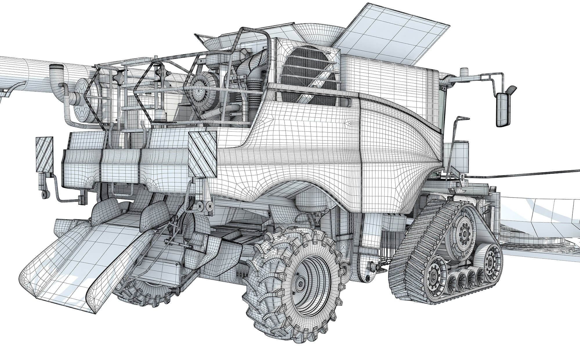 Forage Harvester 2020 - 3D Model by 3D Horse