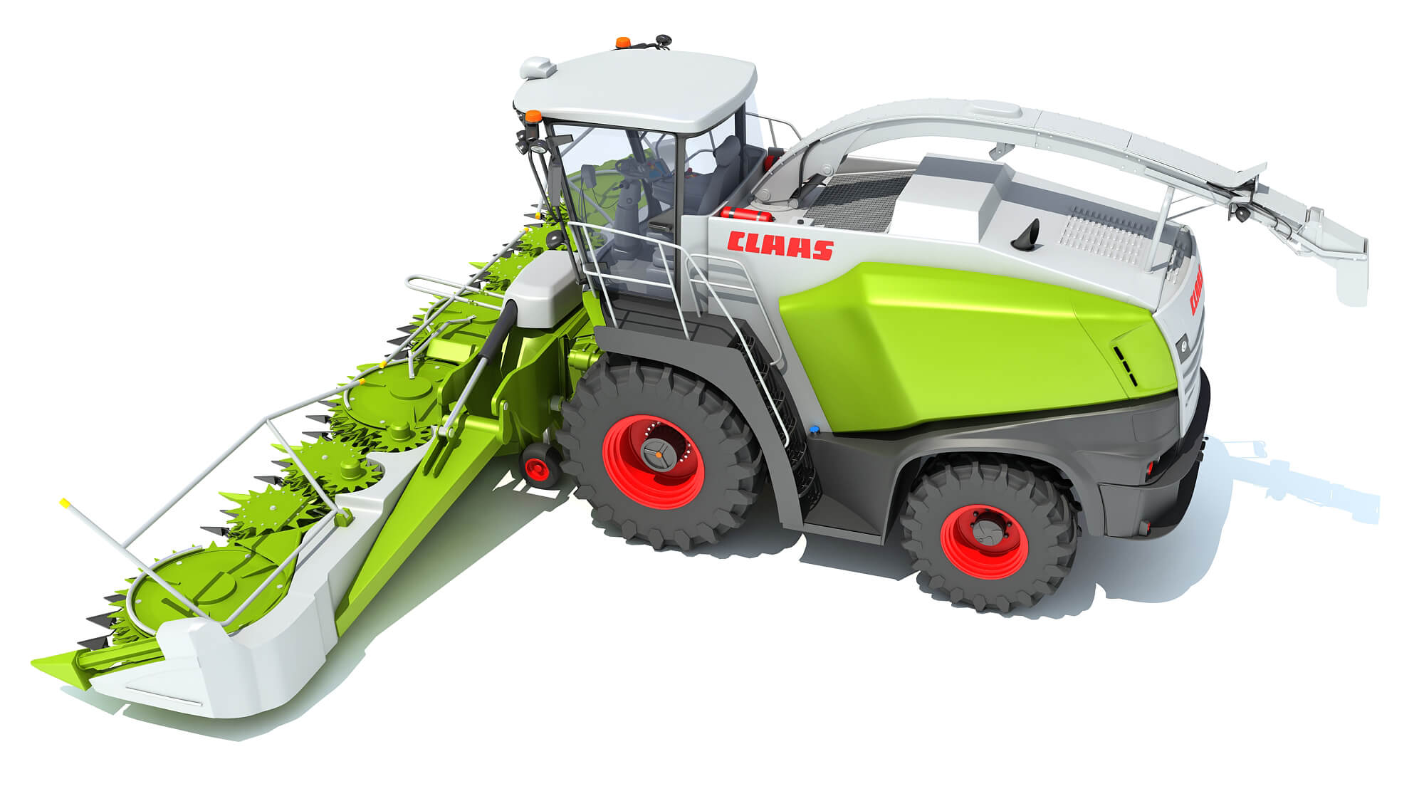 Forage Harvester Claas Jaguar - 3D Model by 3D Horse